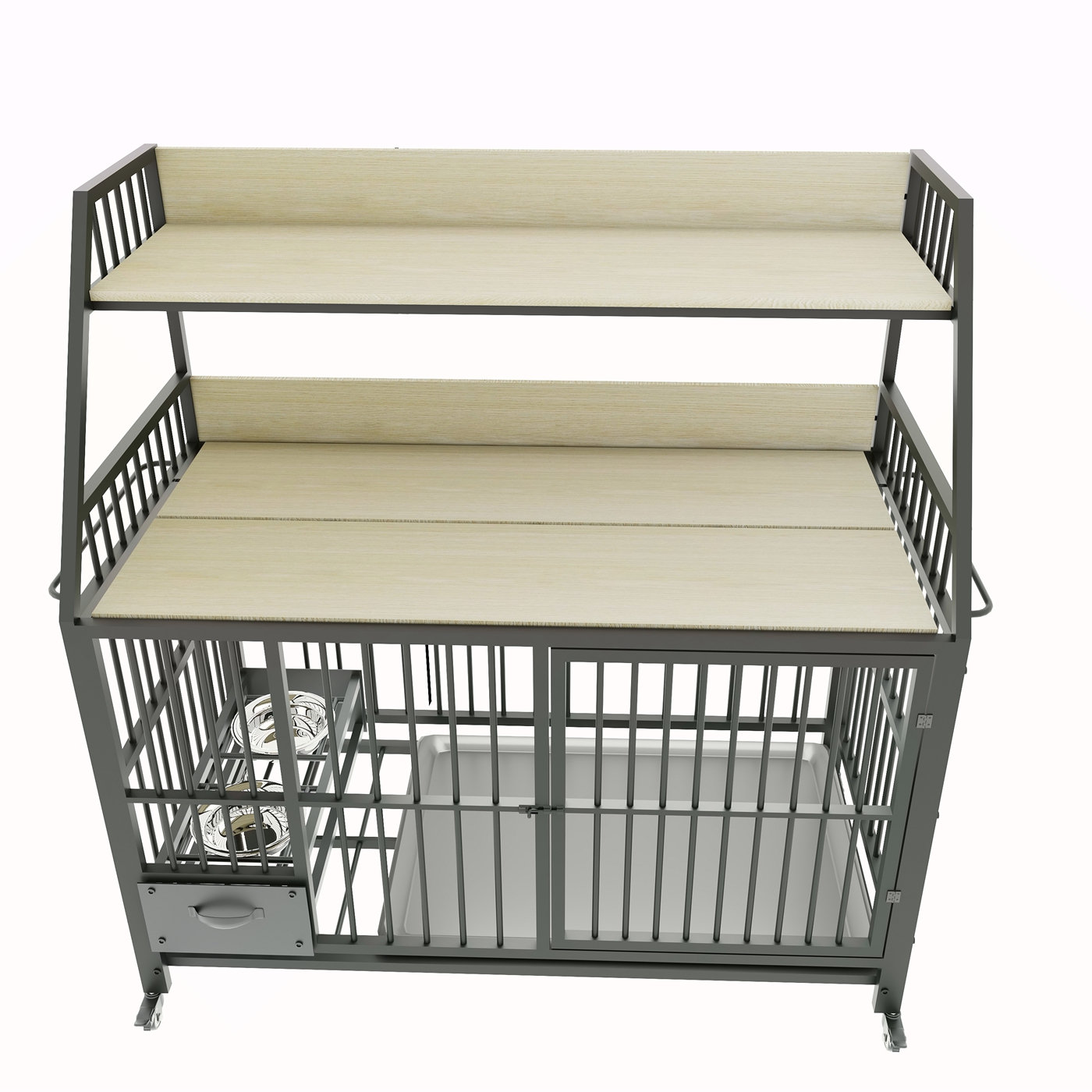 Archie & Oscar™ Large Pet Cage With Storage Rack, Drawers With ...