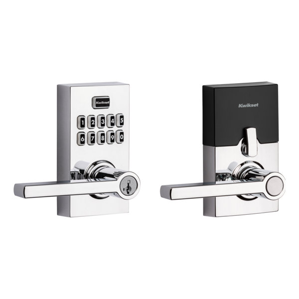 Kwikset Electronic Door Lever with SmartKey & Reviews | Wayfair