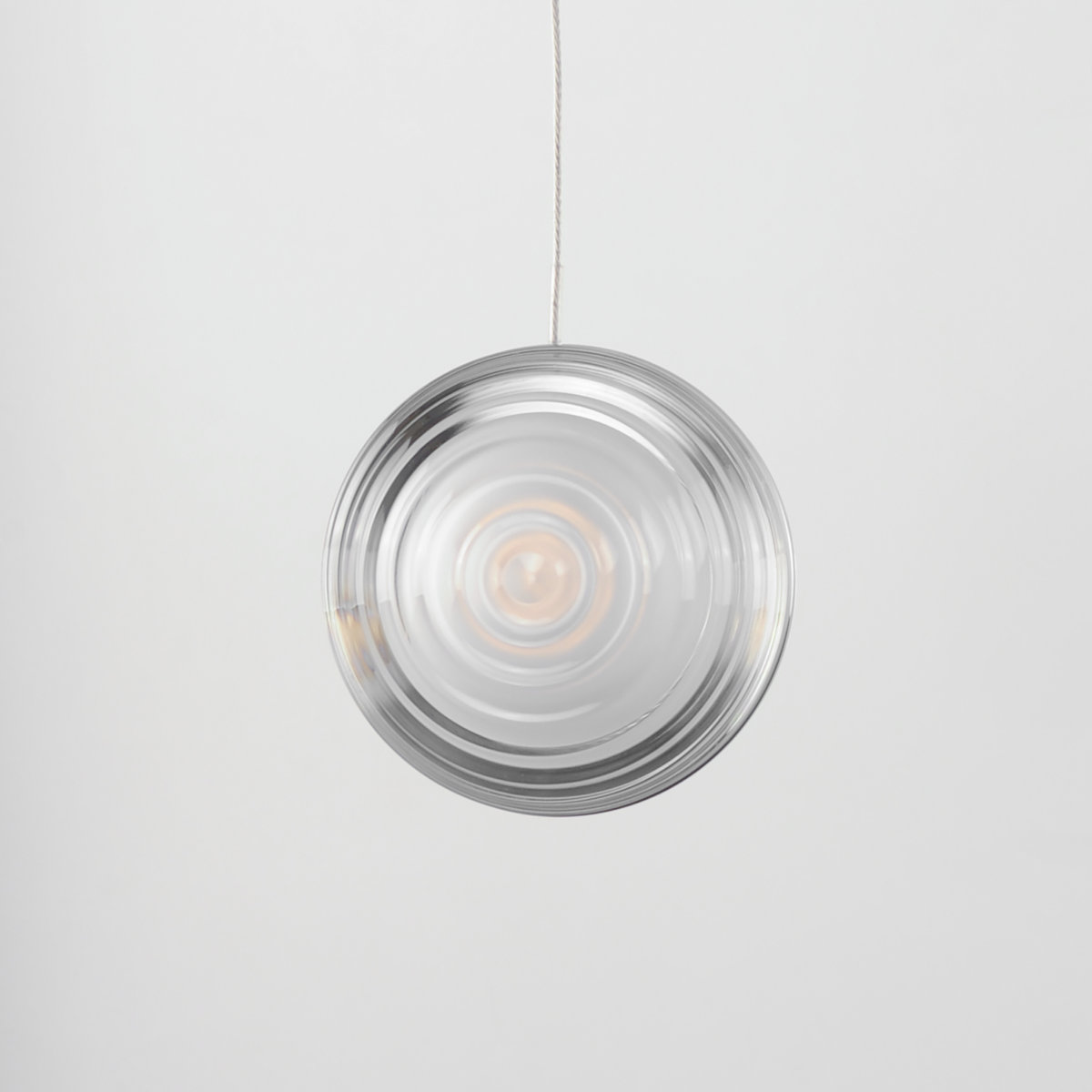 Orren Ellis Aliese 1 - Light Polished Chrome LED Single Pendant | AllModern