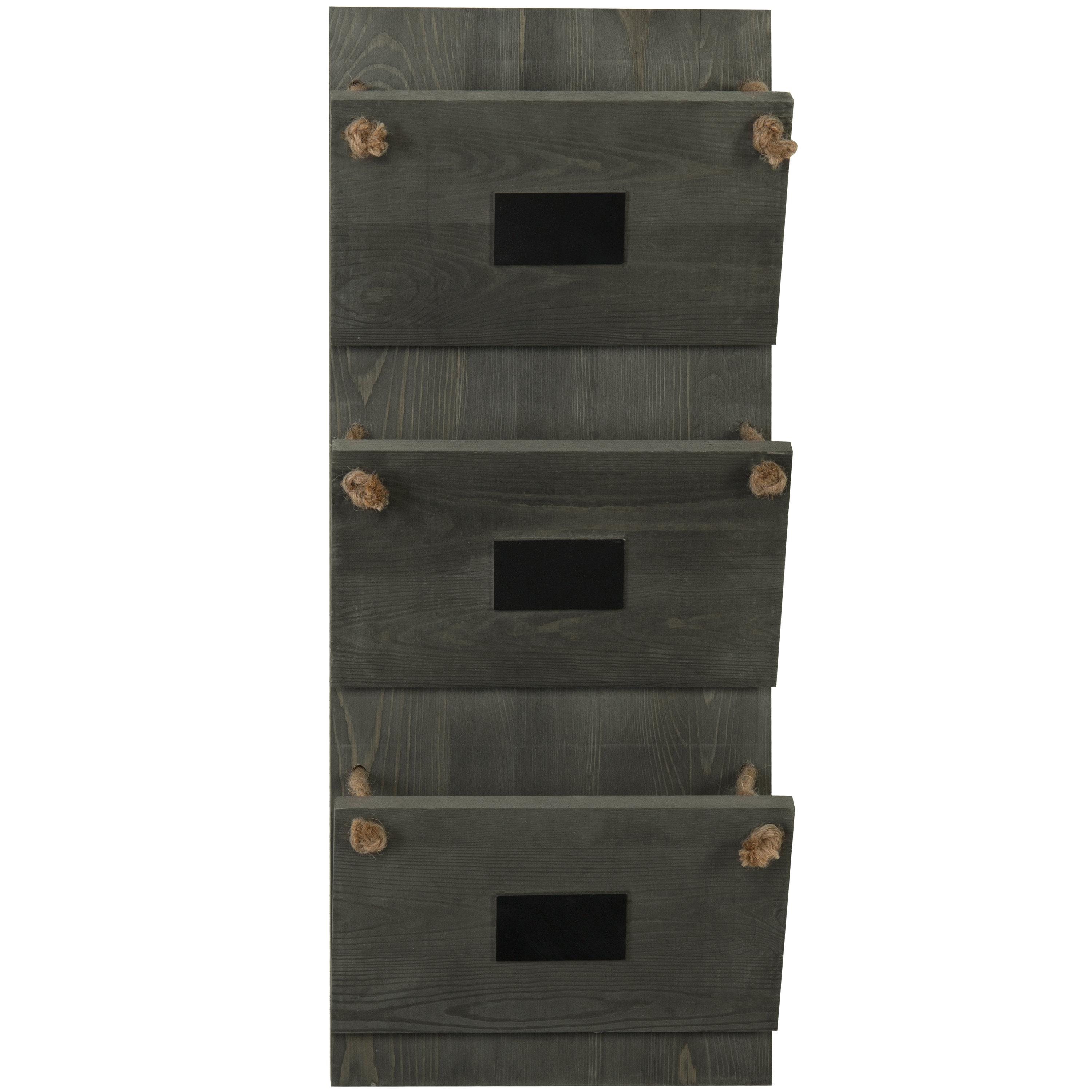 MY GIFT Erikson Wall 3-Slot Mail Organiser with Key Hooks and Mail ...