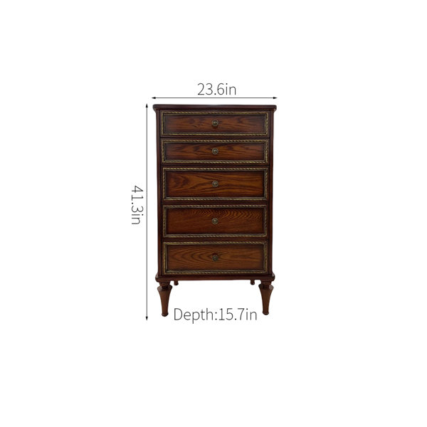 Dream cabinet Retro Style Entrance Cabinet In Living Room Accent Chest ...