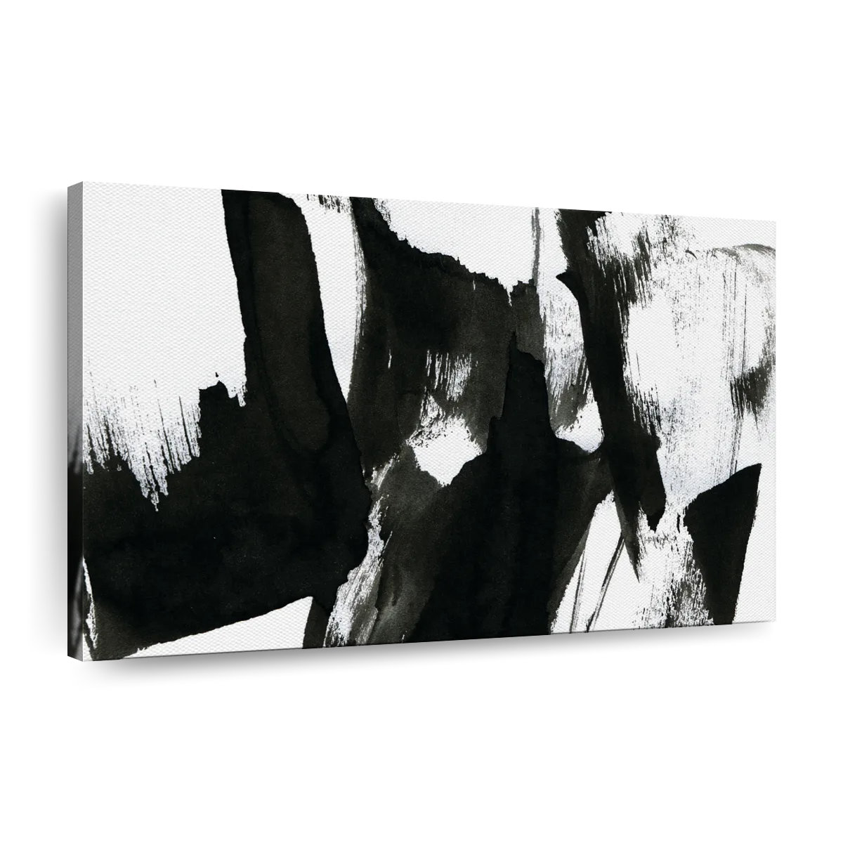 Wrought Studio™ Abstract Thick Ink Streaks On Canvas Print | Wayfair