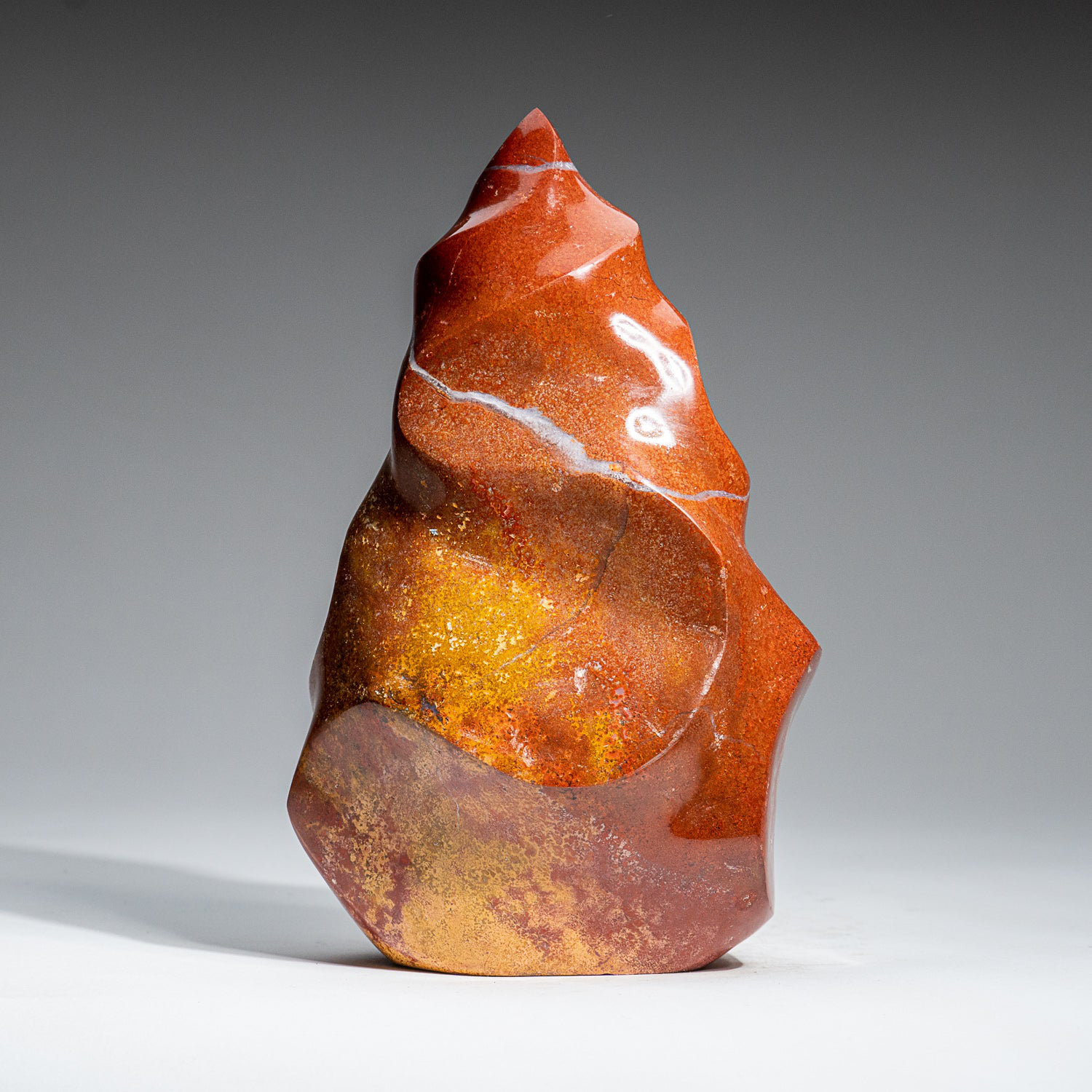 Astro Gallery of Gems Genuine Polished Red Jasper Flame Freeform (3 Lbs ...