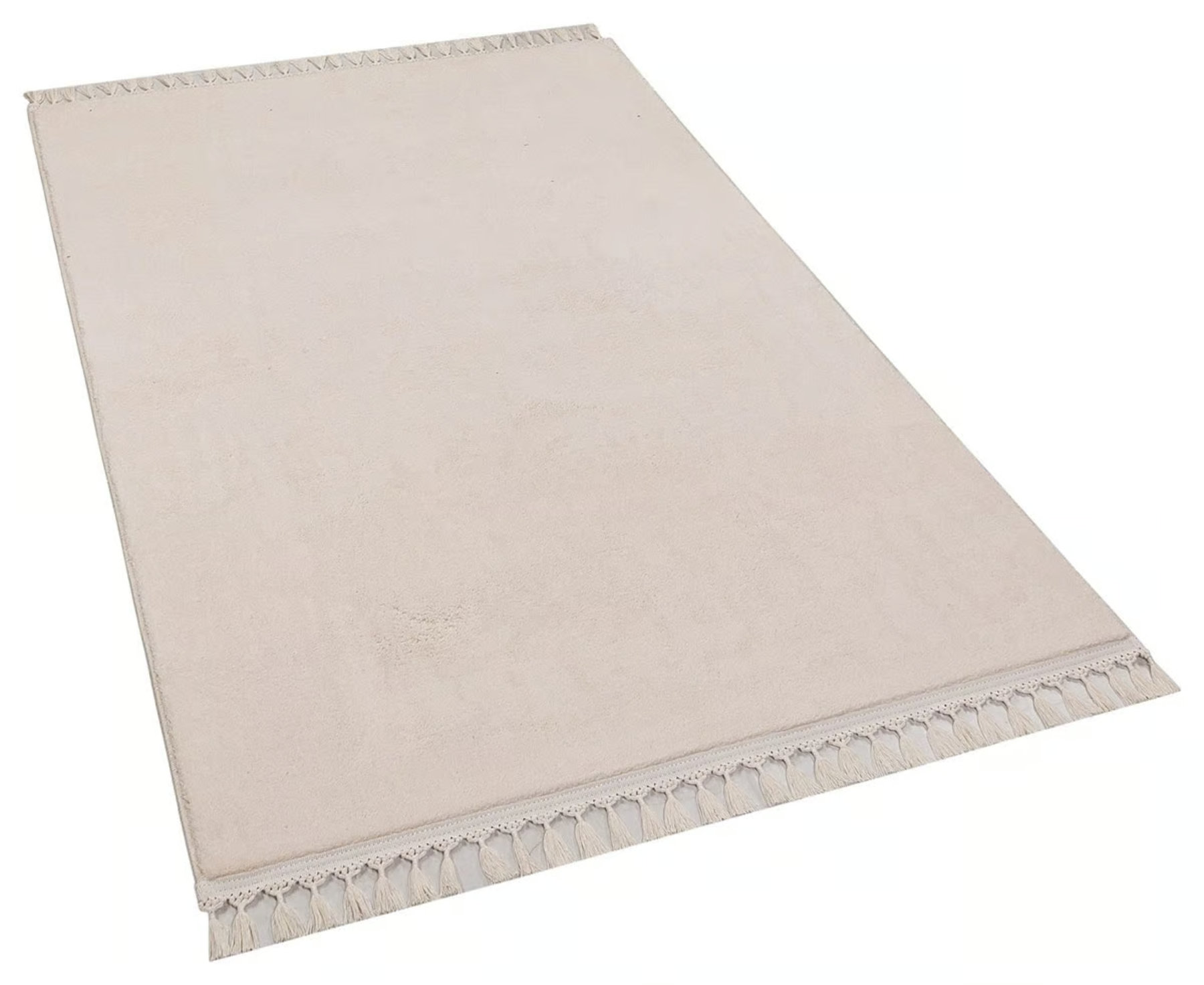 Latitude Run® Florestela Cream Color Carpet No Pattern And Not Solid ...