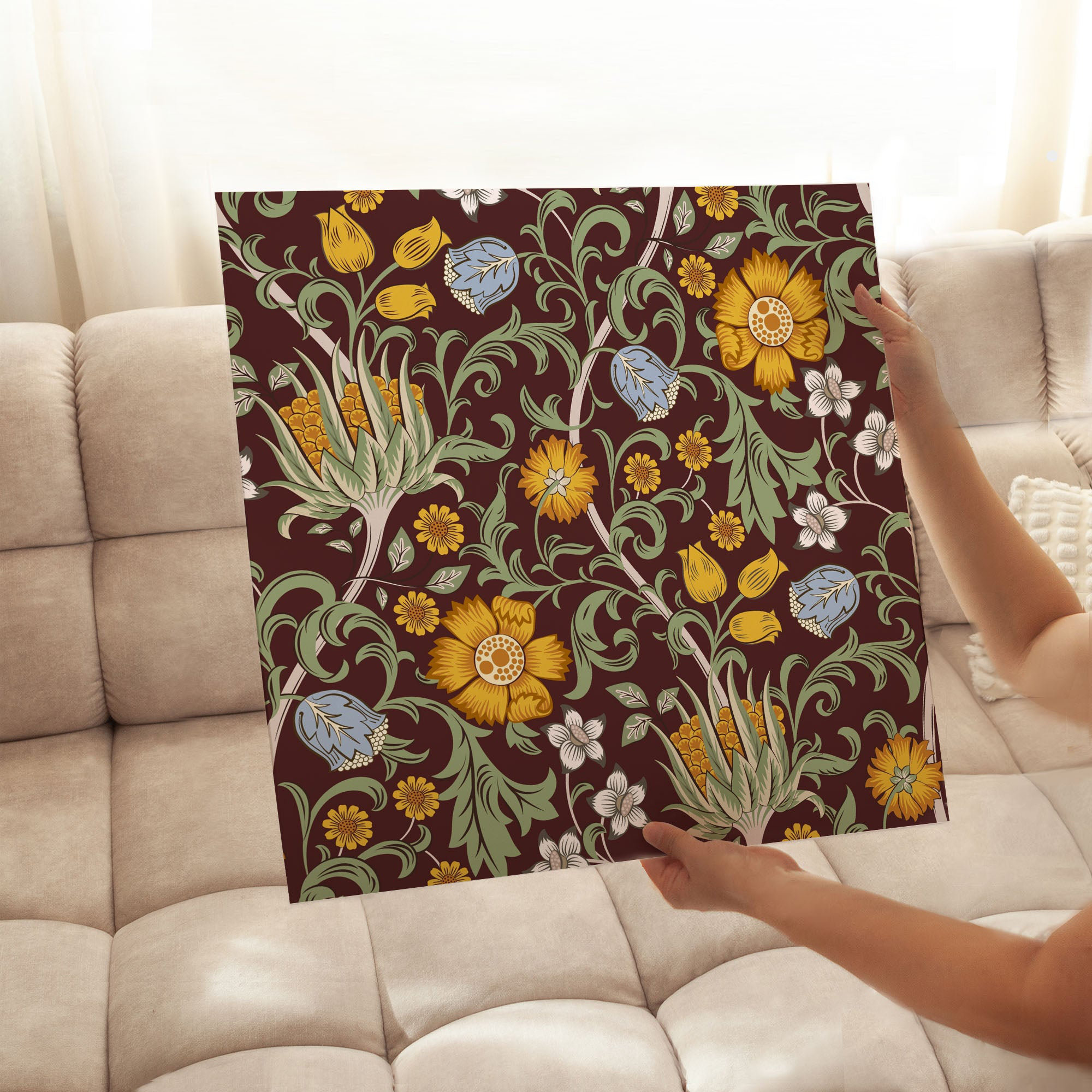 Winston Porter Floral William Morris Style Pattern XI Classical ...