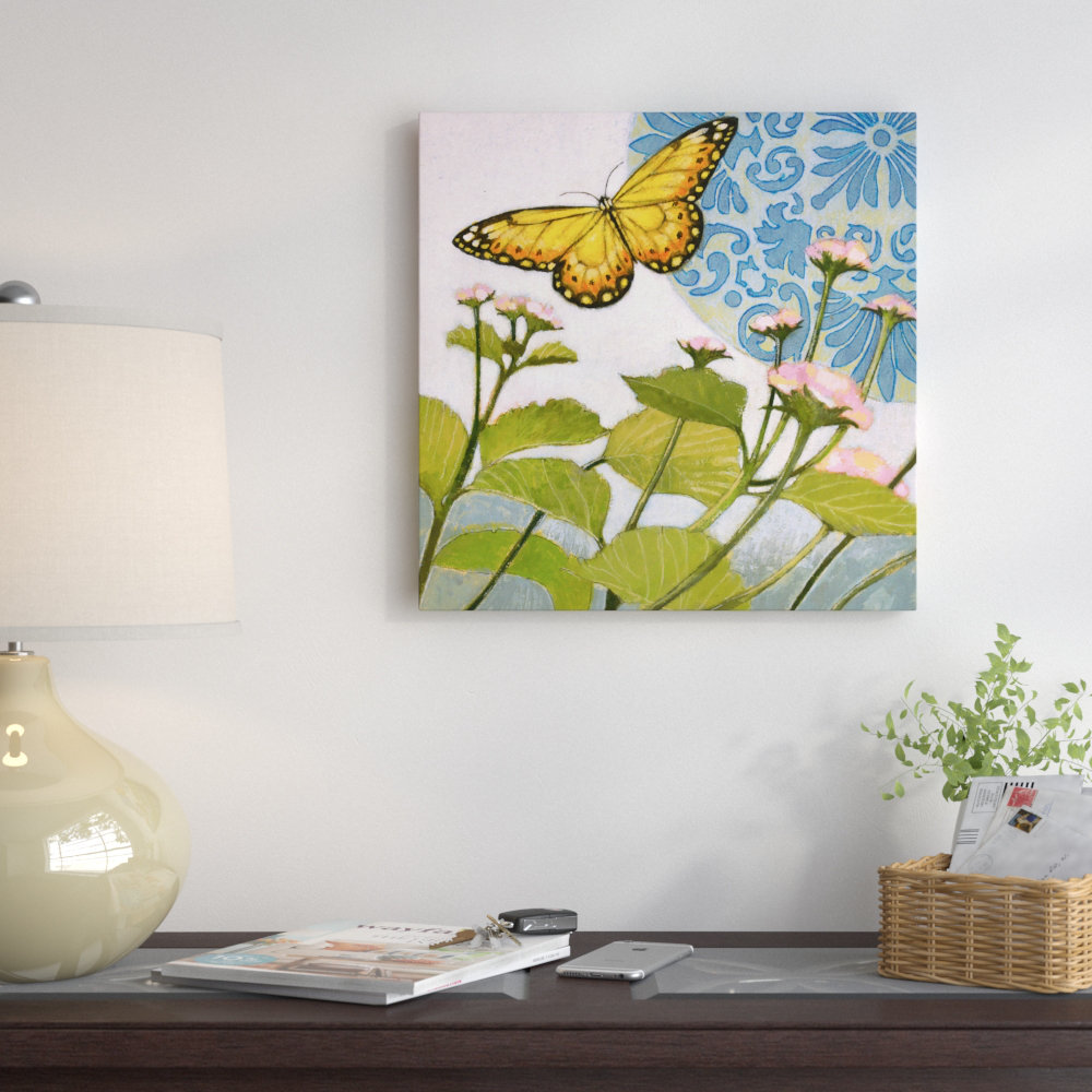 Winston Porter Flitter II by Hope Hansen - Graphic Art Print on Canvas ...