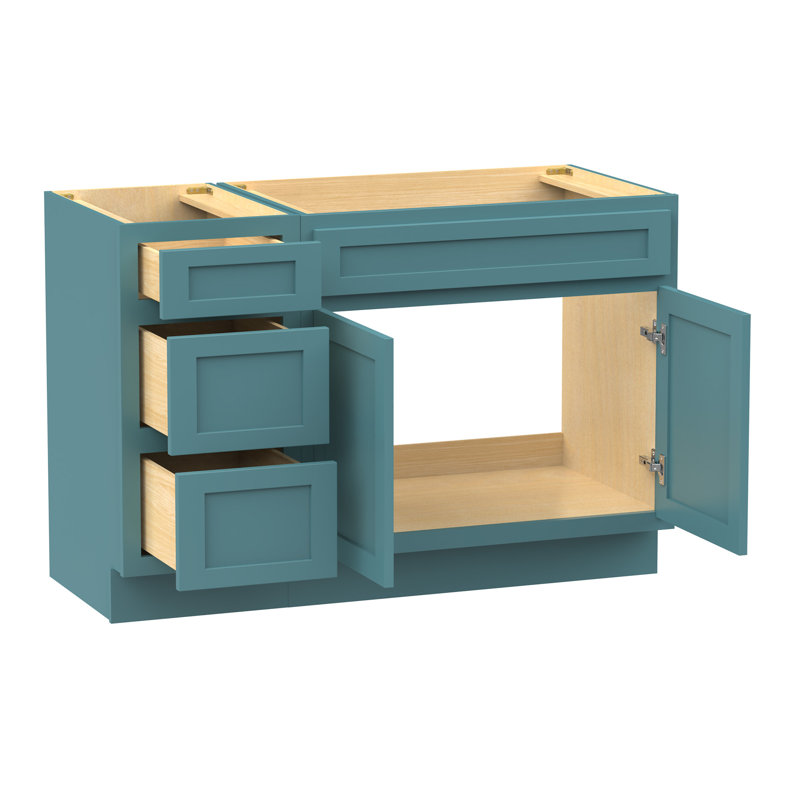 Home Beyond 48'' Single Bathroom Vanity Base Only & Reviews | Wayfair
