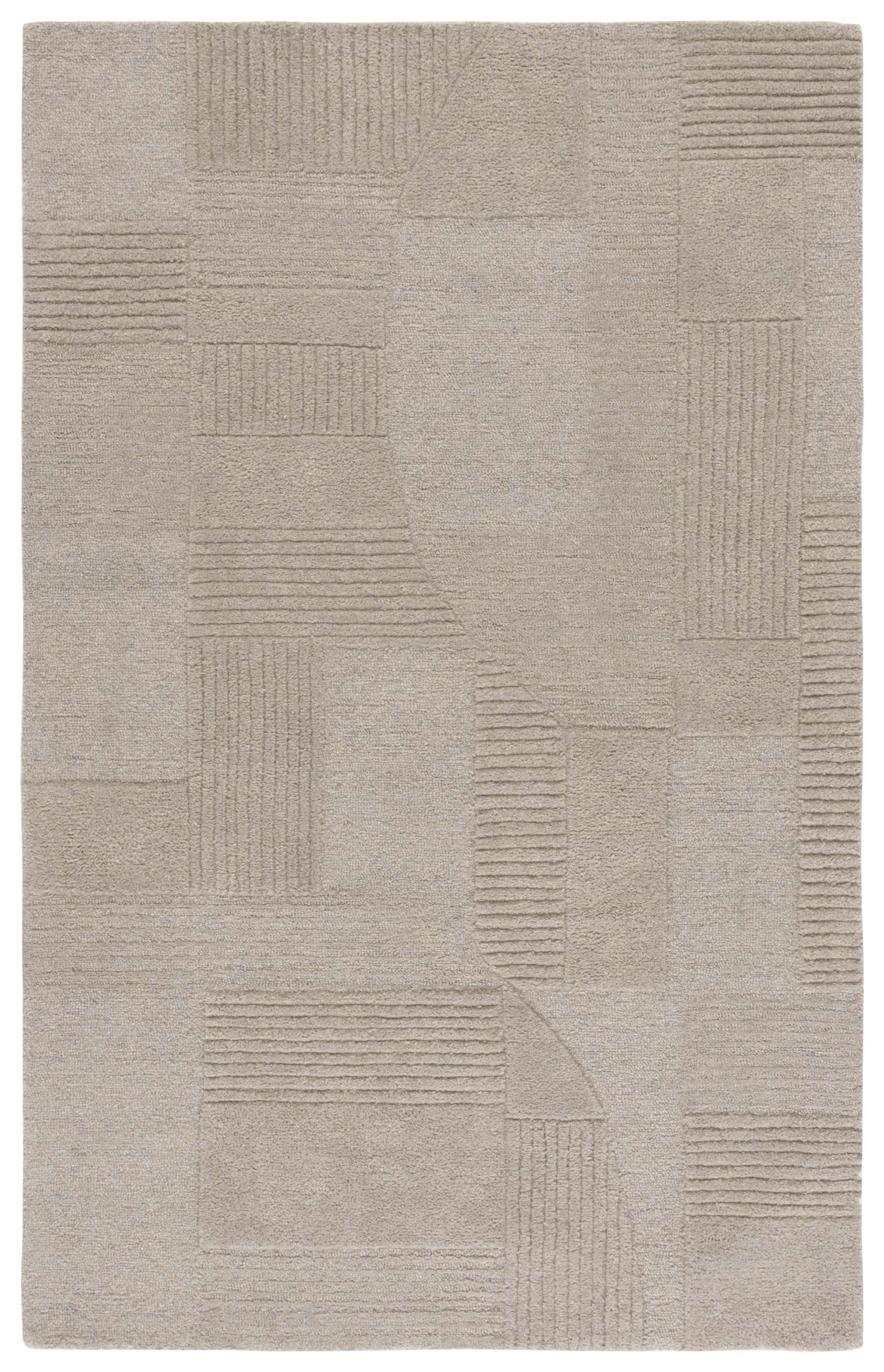 Latitude Run® Frespech 401 Hand Tufted Polyester Pile Geometric Shapes ...