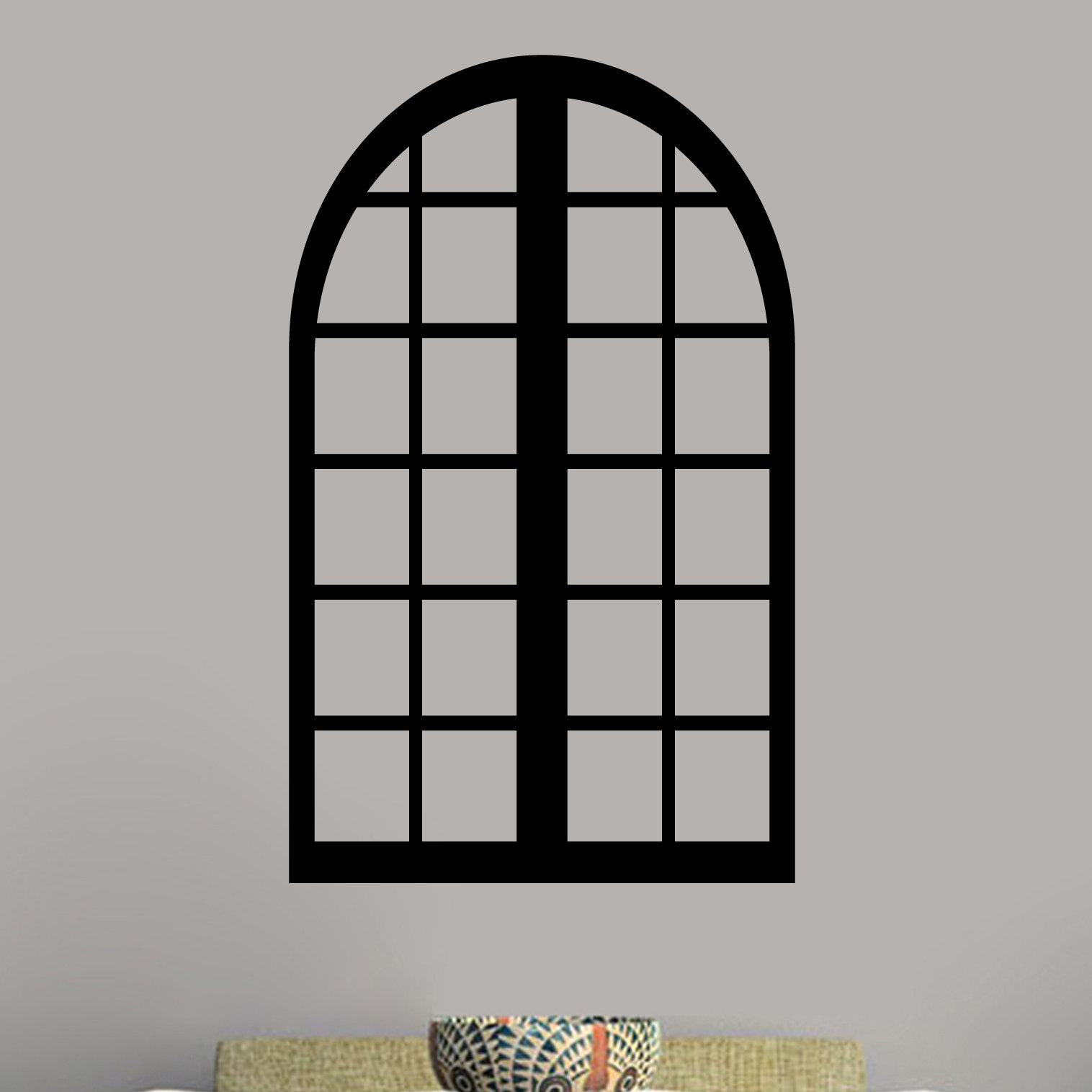Charlton Home Tall Arched Window Frame Wall Decal & Reviews - Wayfair ...