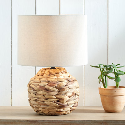 August Grove Dyani Wicker/Rattan Table Lamp & Reviews | Wayfair.co.uk