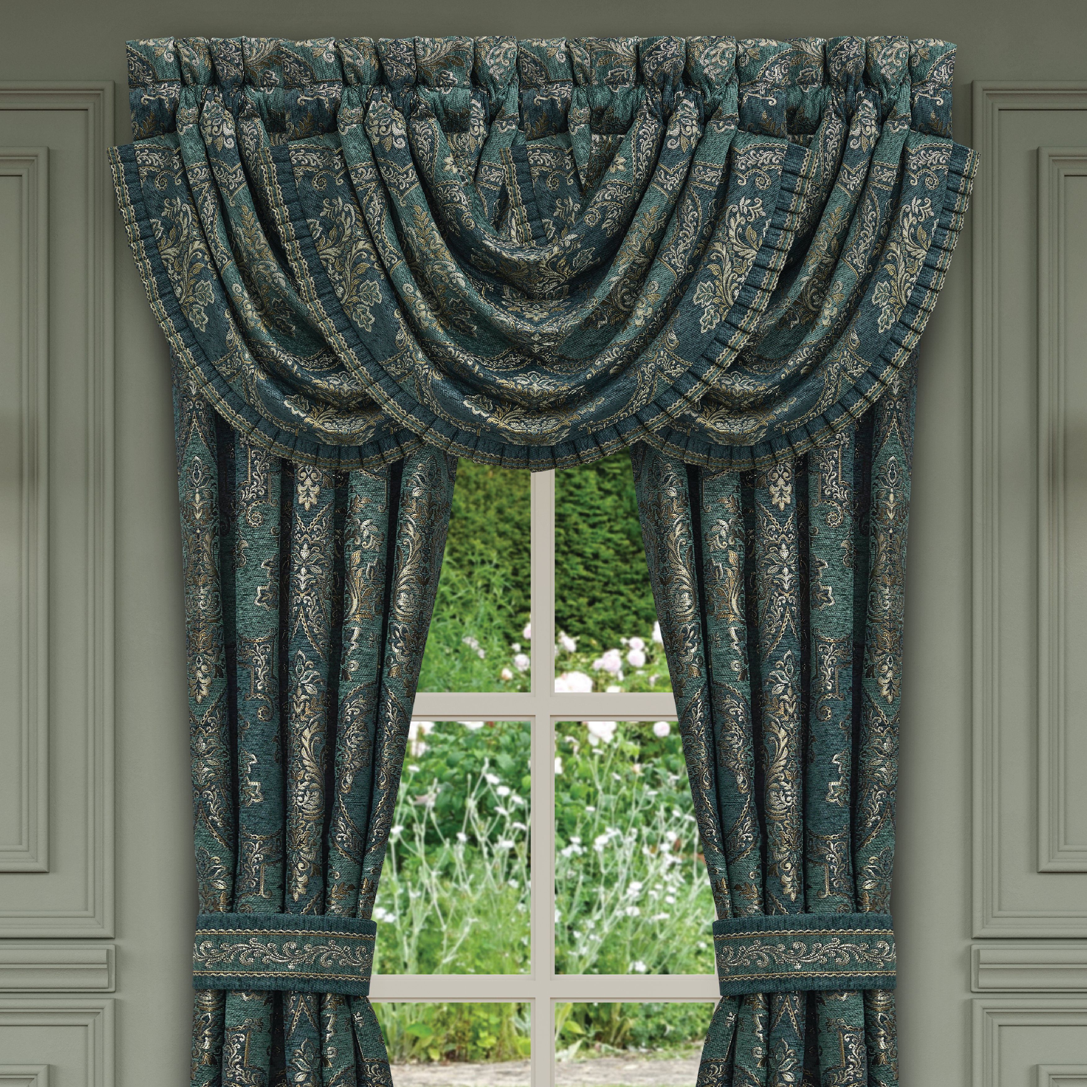 J. Queen New York NANCY WINDOW WATERFALL VALANCE | Wayfair