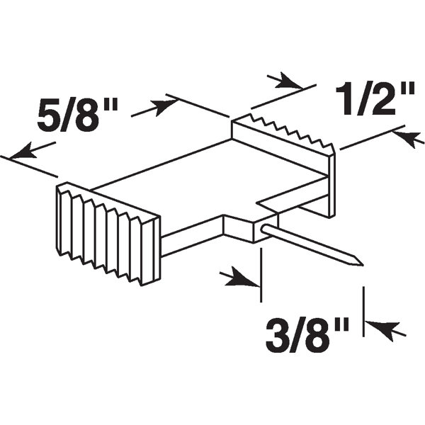 Prime-Line Window Grid Retainer Clips, Clear Plastic, 5/8 in. | Wayfair