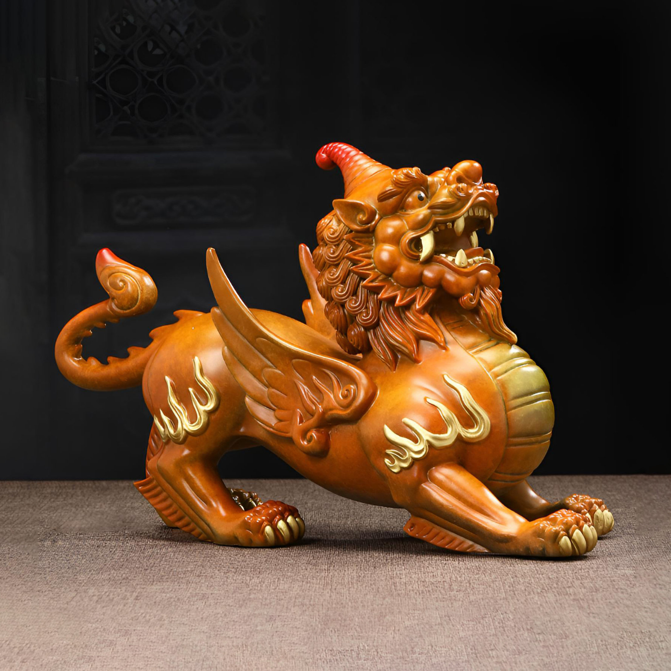 Infinity Traditional Chinese Pi Xiu Sculpture – Meticulously Detailed ...