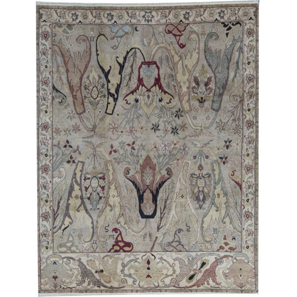 Bokara Rug Co., Inc. Hand-Knotted High-Quality Ivory and Cream Area Rug ...