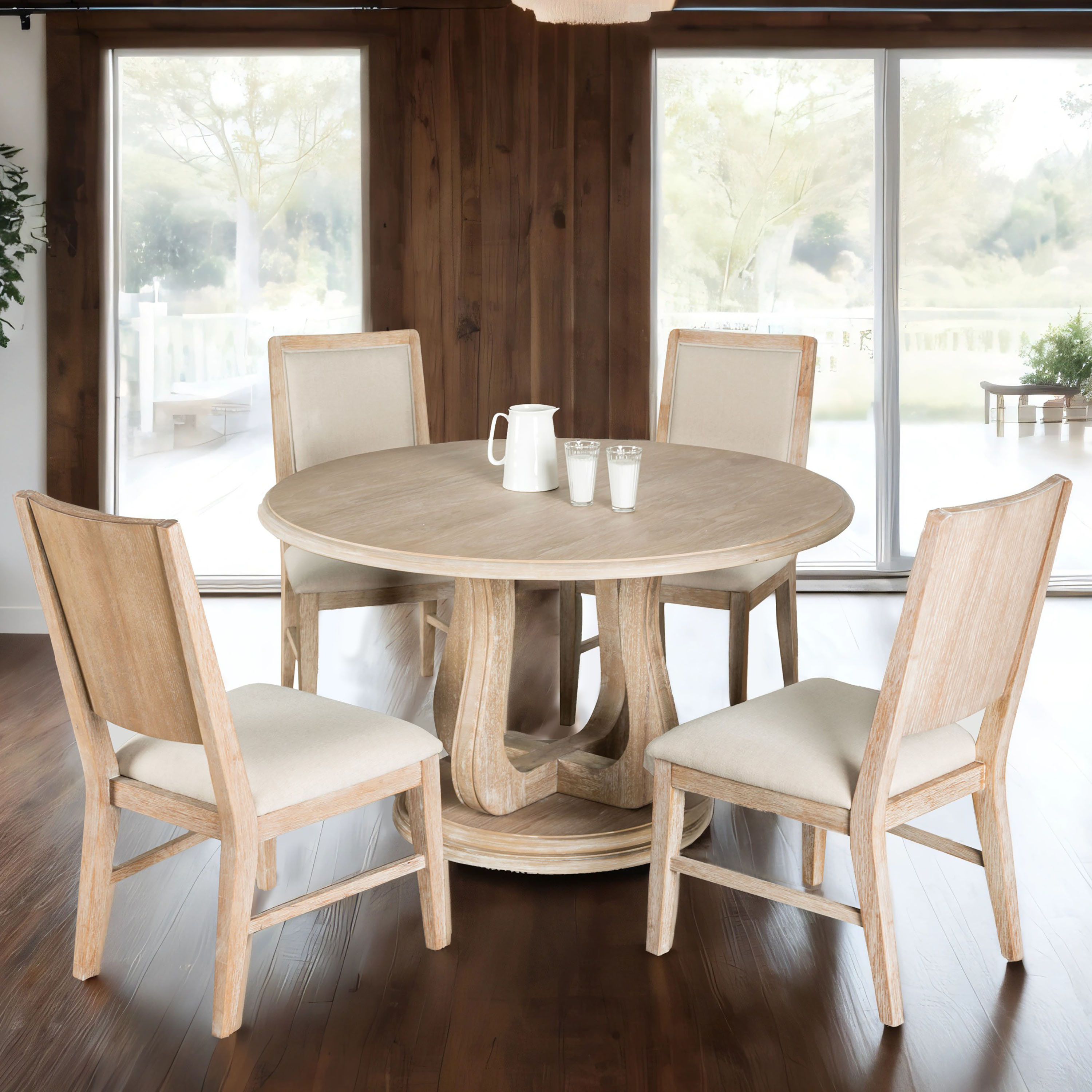 Red Barrel Studio® Stella 5-Piece Dining Table Set | Wayfair