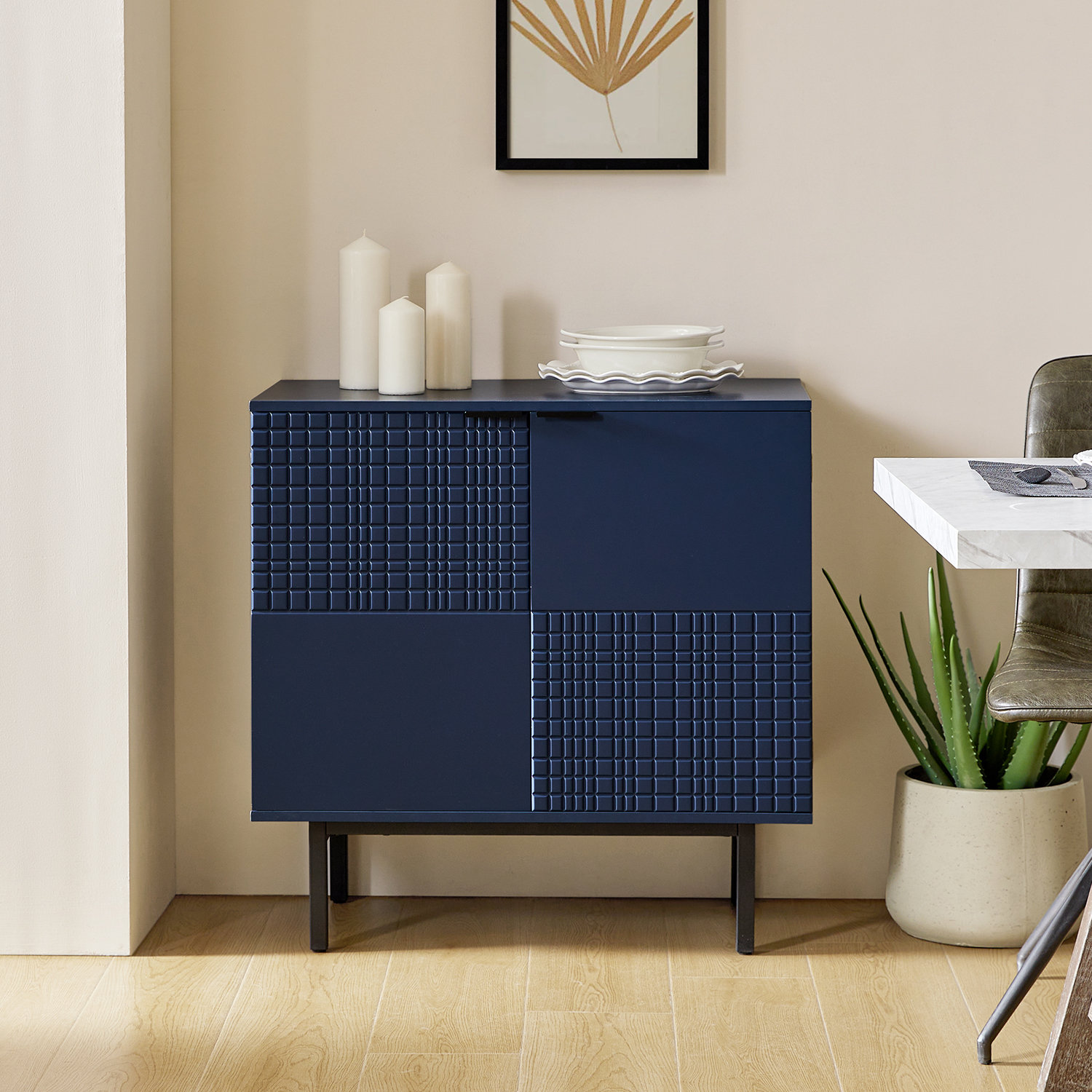Latitude Run® Chedo Metal Accent Cabinet with Drawers | Wayfair