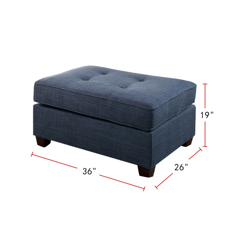 Latitude Run® Bosphorus Upholstered Ottoman | Wayfair