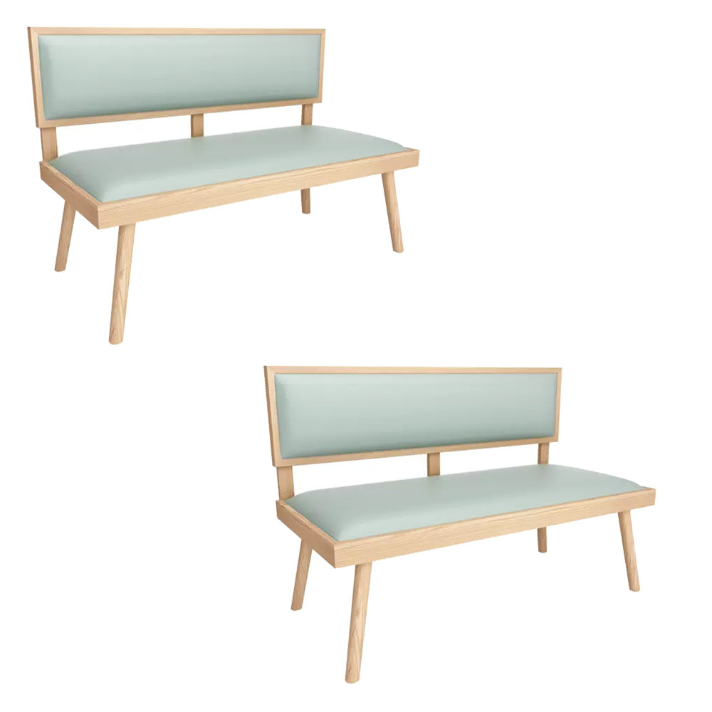 Canadian Linen Minimalist fashion restaurant bench - Wayfair Canada