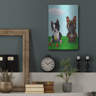Trinx ' Boston and Frenchie' by Brian Rubenacker, Metal Wall Art | Wayfair