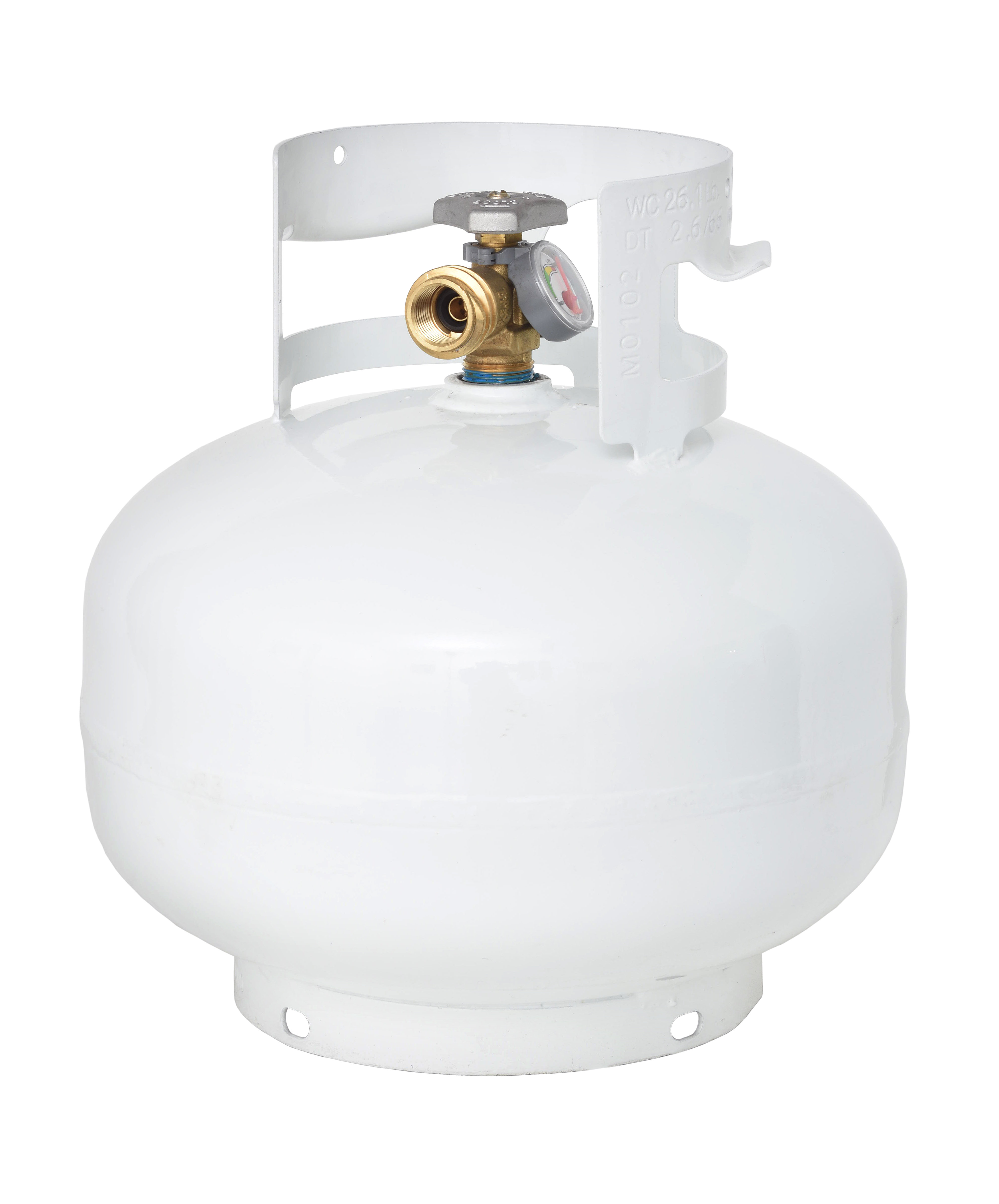 Flame King 11 Lb Empty Propane Tank LP Cylinder Squatty with Type 1 OPD ...
