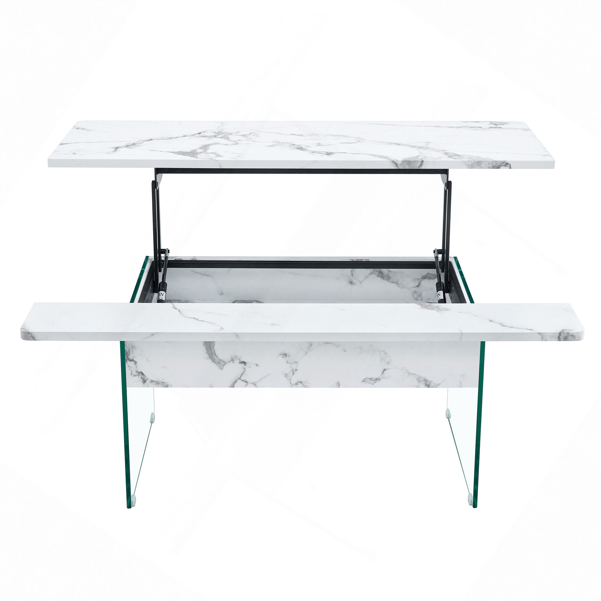 Wrought Studio™ 43.3-Inch Lift-Top Coffee Table W/Storage - Black ...