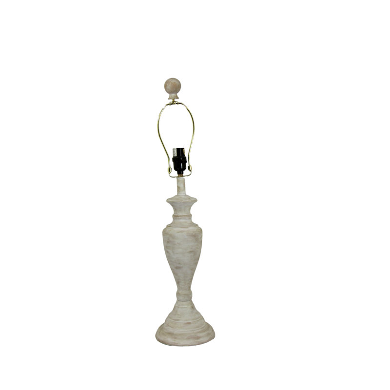 Ophelia & Co. Whitewashed Metal Table Lamp | Wayfair
