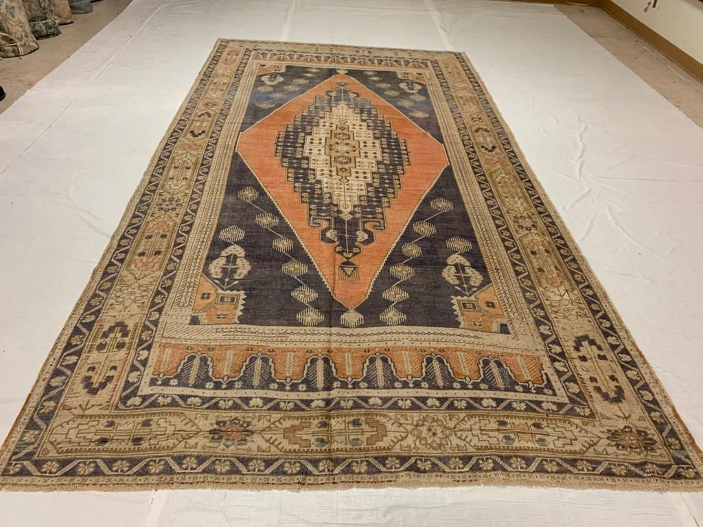 Bungalow Rose 6X12 Vintage Anatolian Distressed Turkish Dowry Tribal ...