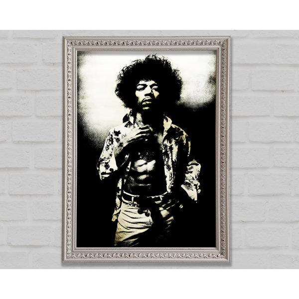 Ebern Designs Jimi Hendrix Foxy - Single Picture Frame Print | Wayfair ...