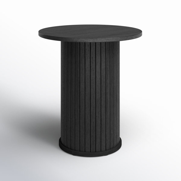 AllModern Iris Pedestal End Table & Reviews | Wayfair
