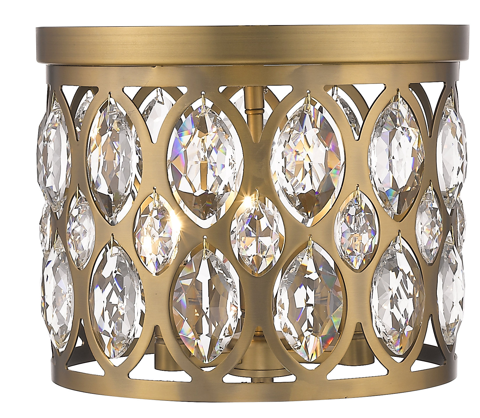 Willa Arlo™ Interiors Delphina 3 - Light 12" Unique/Statement Drum ...