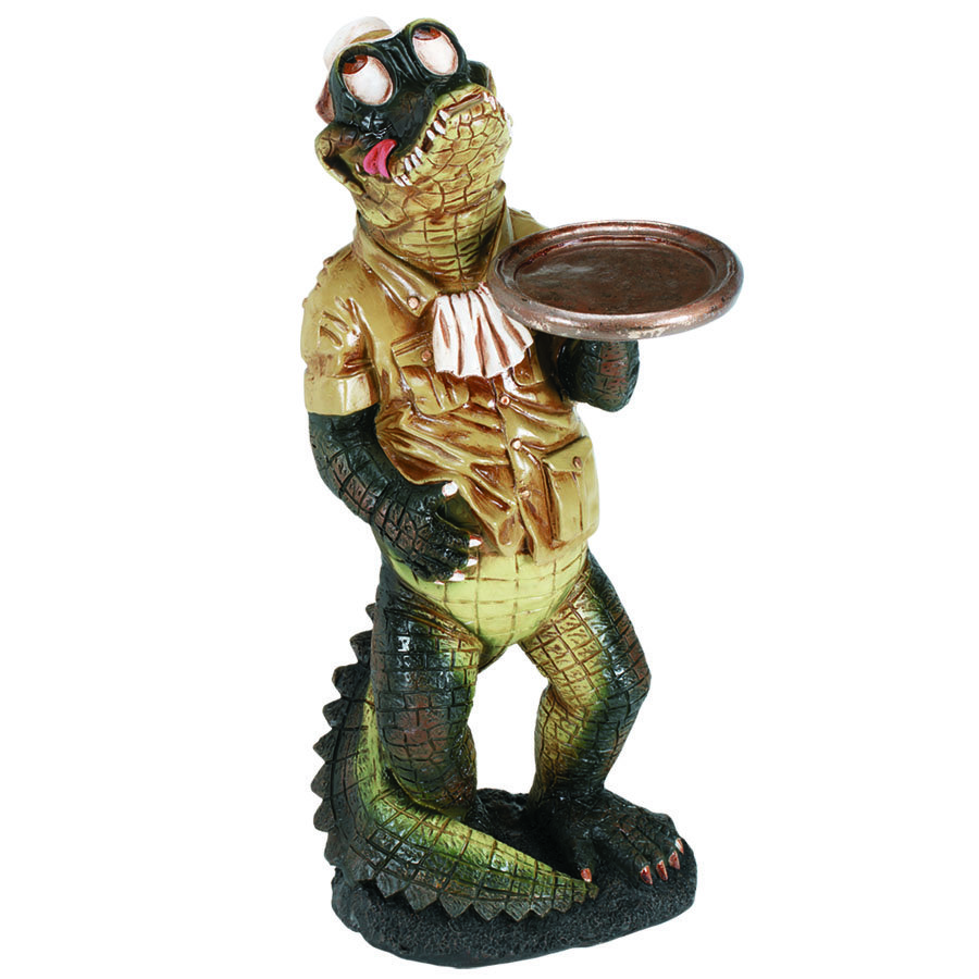 Bay Isle Home™ Jayden Gator Waiter Character Outdoor Table By RAM Game ...