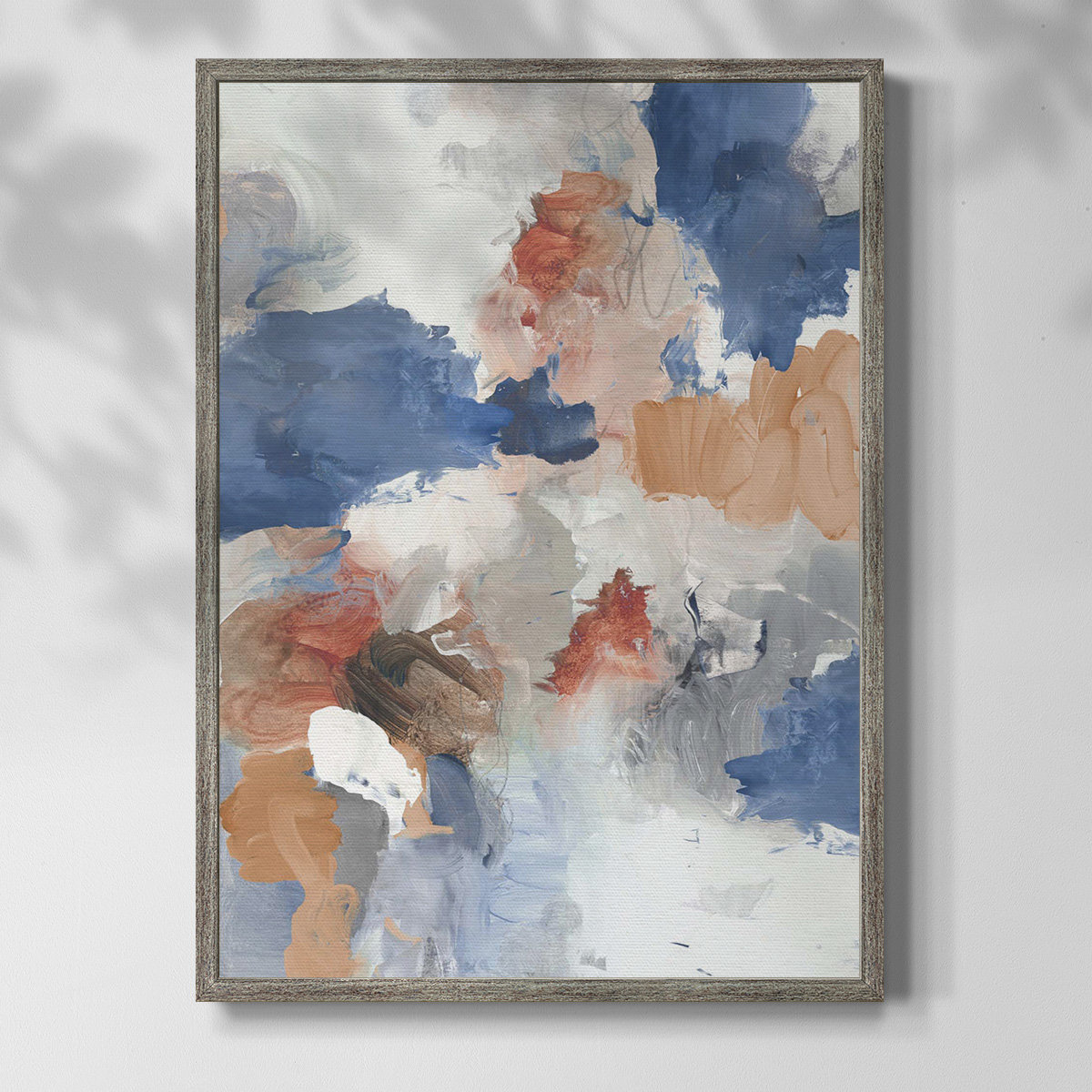 Wrought Studio™ Graphite Moon II Framed Print | Wayfair