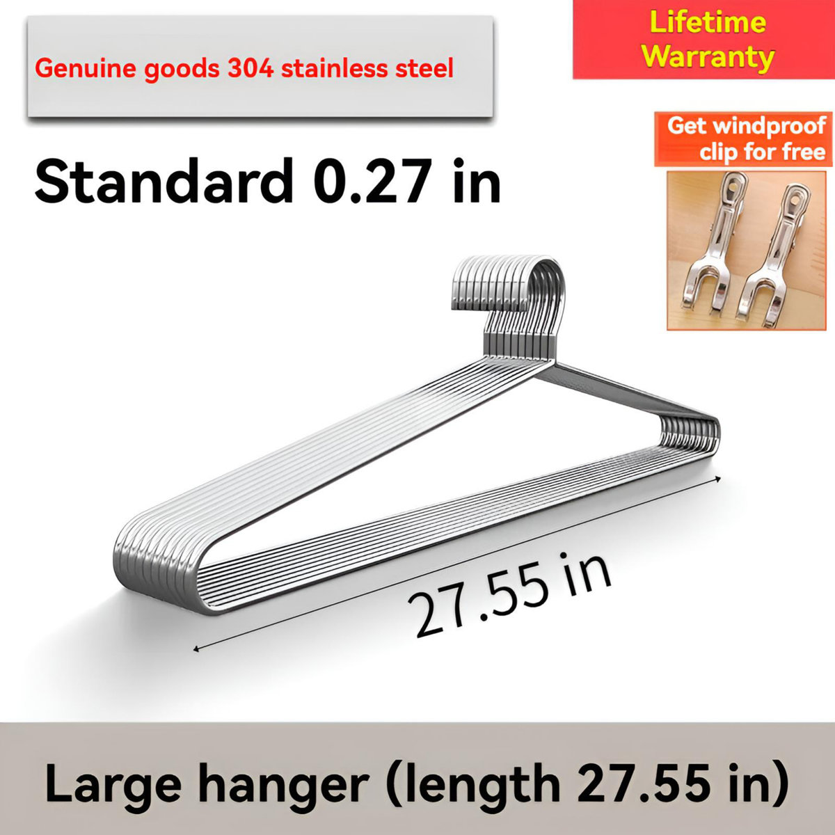 Rebrilliant Coat Hanger For Sunning Blankets - 304 Stainless Steel ...