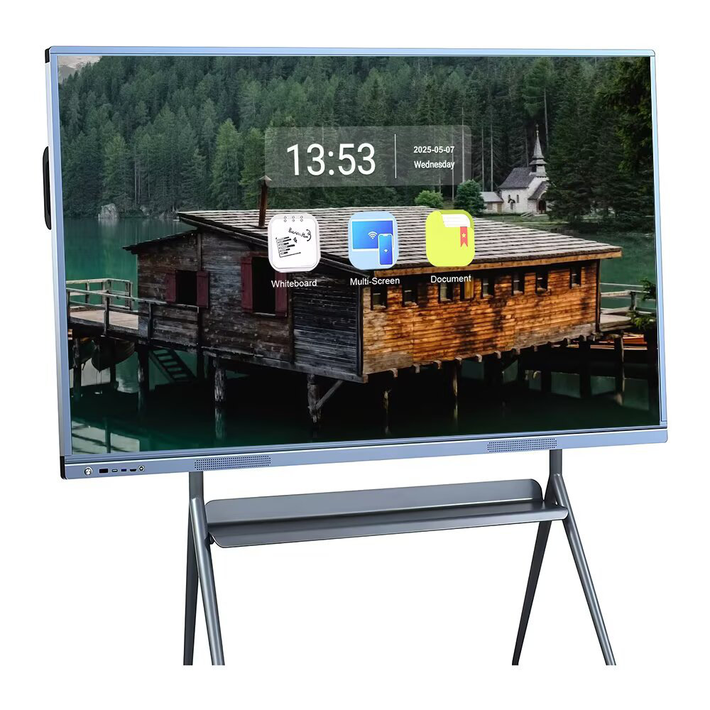JYXCN Smart Board 55" Interactive Whiteboard 4K Wireless Touch Windows ...