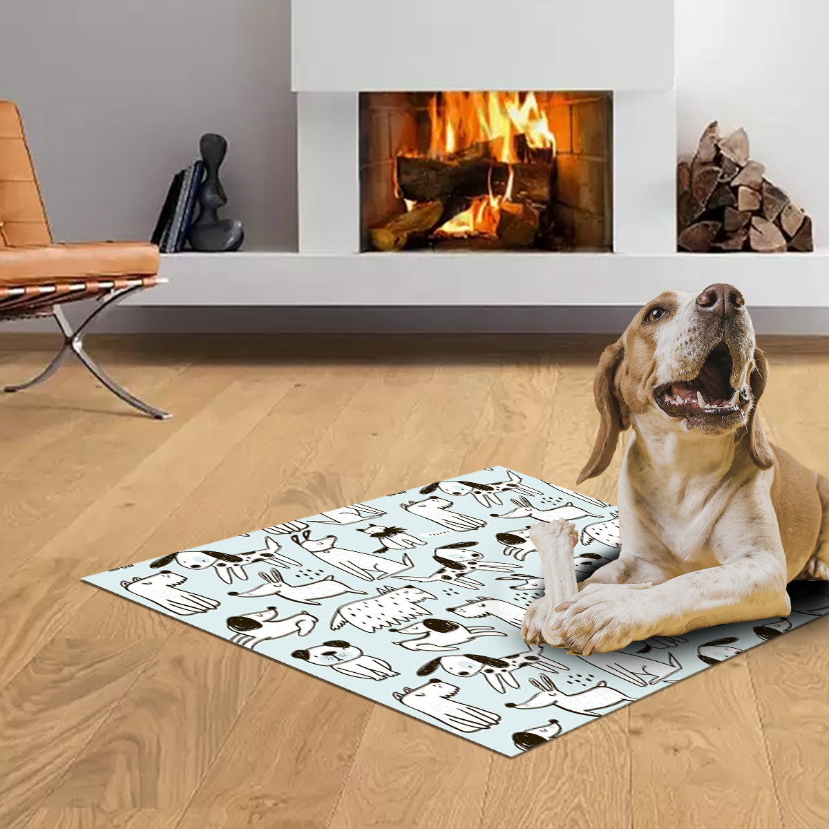 Via Deco Pet Lovers Anti-Skid Placemat & Reviews | Wayfair