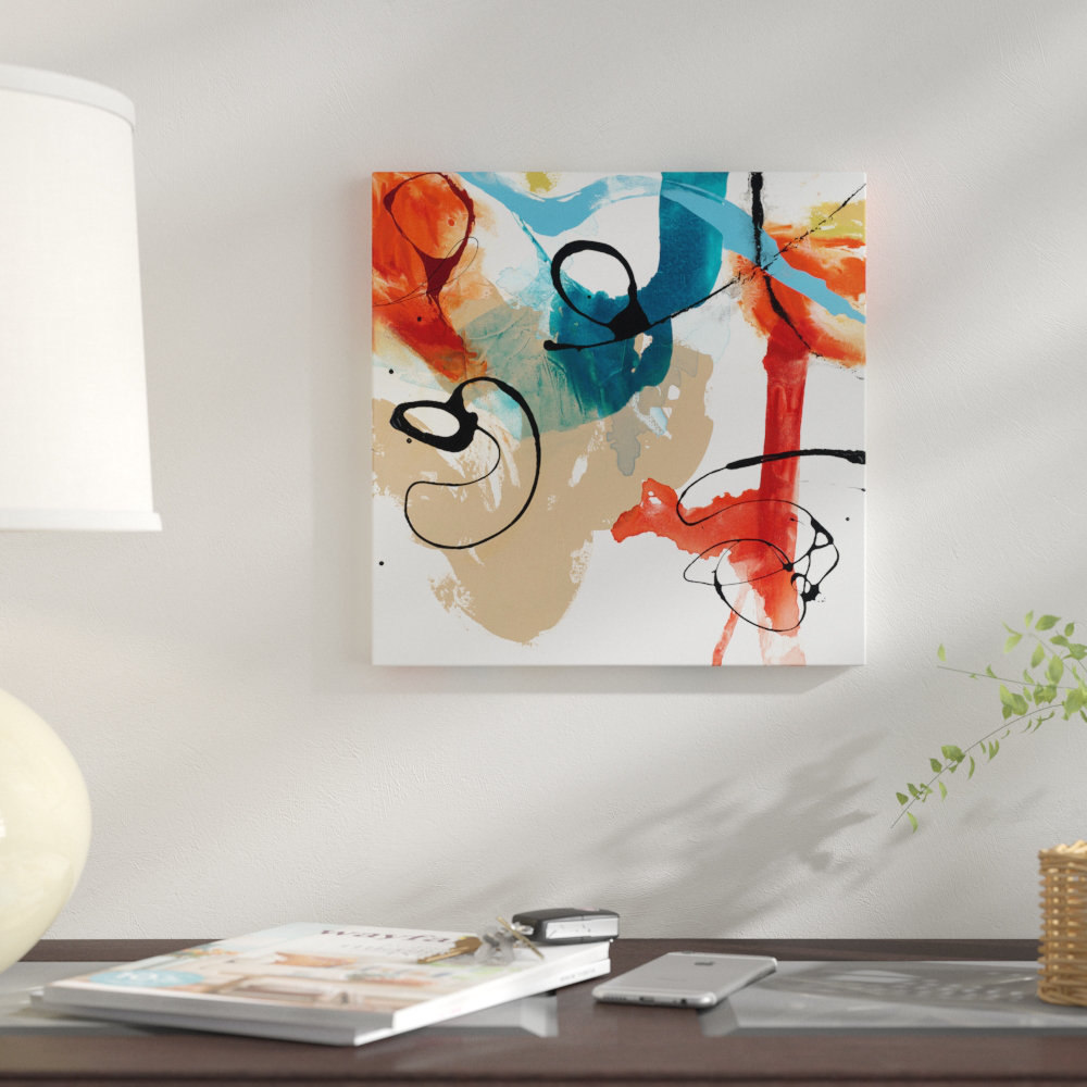 East Urban Home 'Fabricate I' Print on Canvas | Wayfair