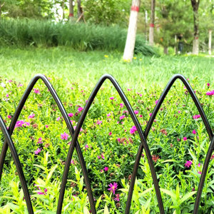 thealyn Decorative Metal Garden Fence 18" x 18" & Reviews | Wayfair