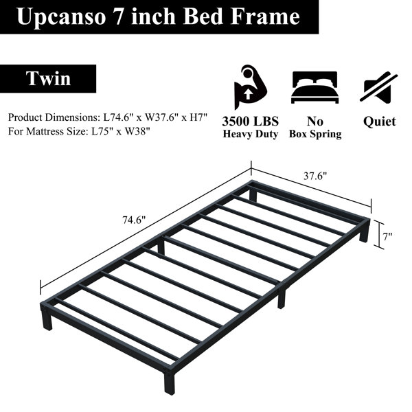 Alwyn Home Alson 7'' Bed Frame | Wayfair