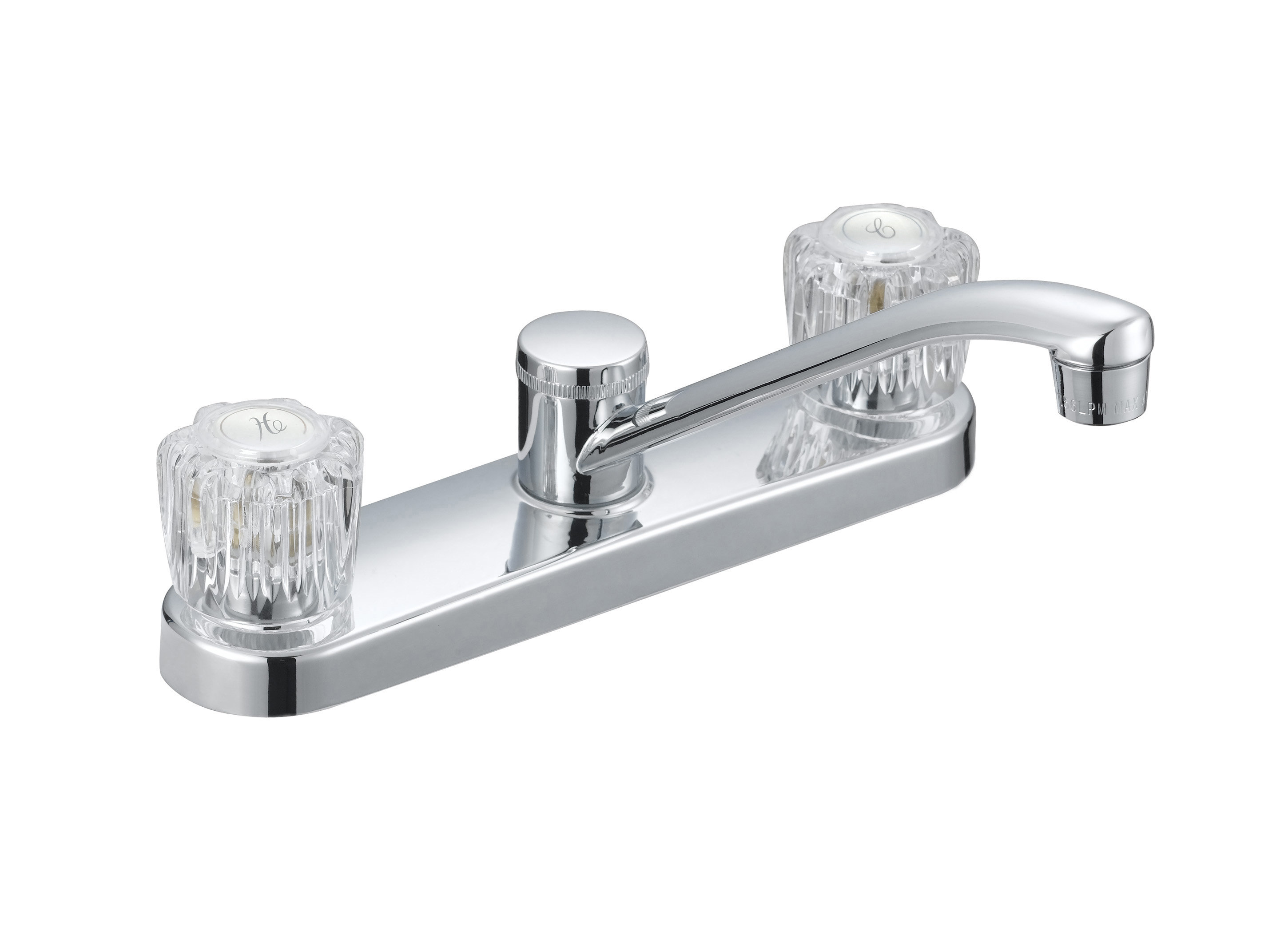 BK Products 2-Handle Kitchen Faucet in Chrome - Wayfair Canada