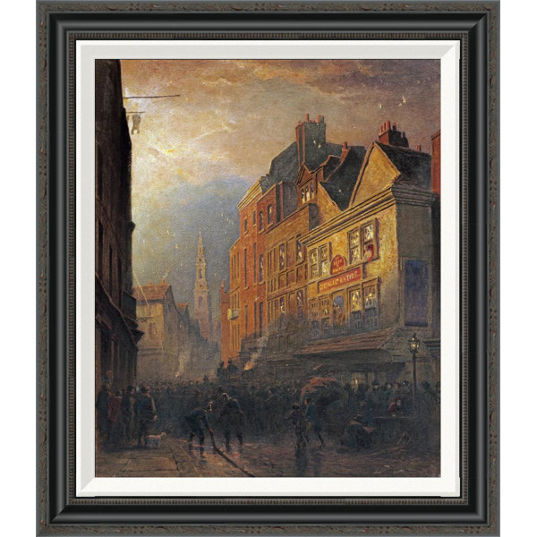 Global Gallery " A Fire In Drury Lane " by Henry George Hine | Wayfair