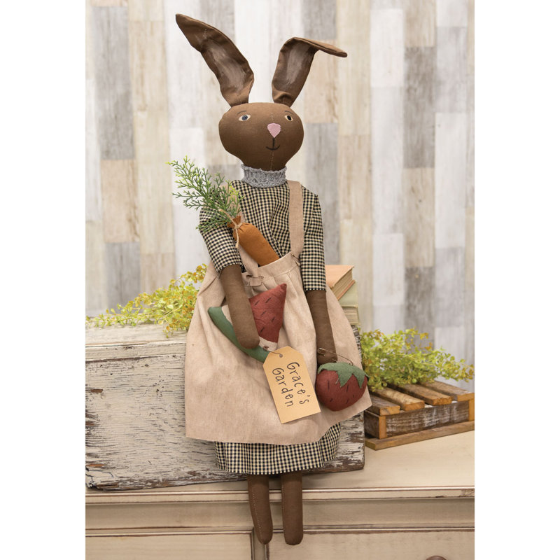 Trinx Grace's Garden Bunny Doll | Wayfair