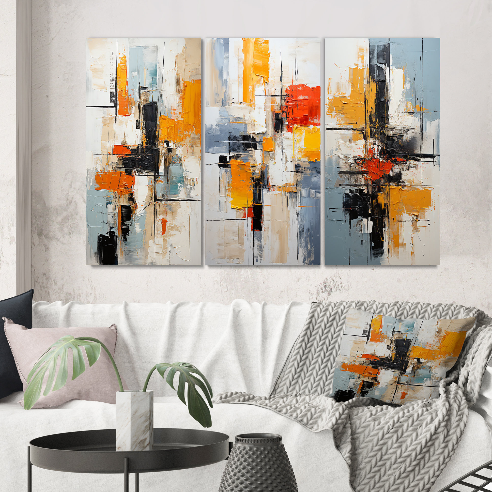 Ivy Bronx Deconstructed Colorfields Minimal Abstract - Abstract ...