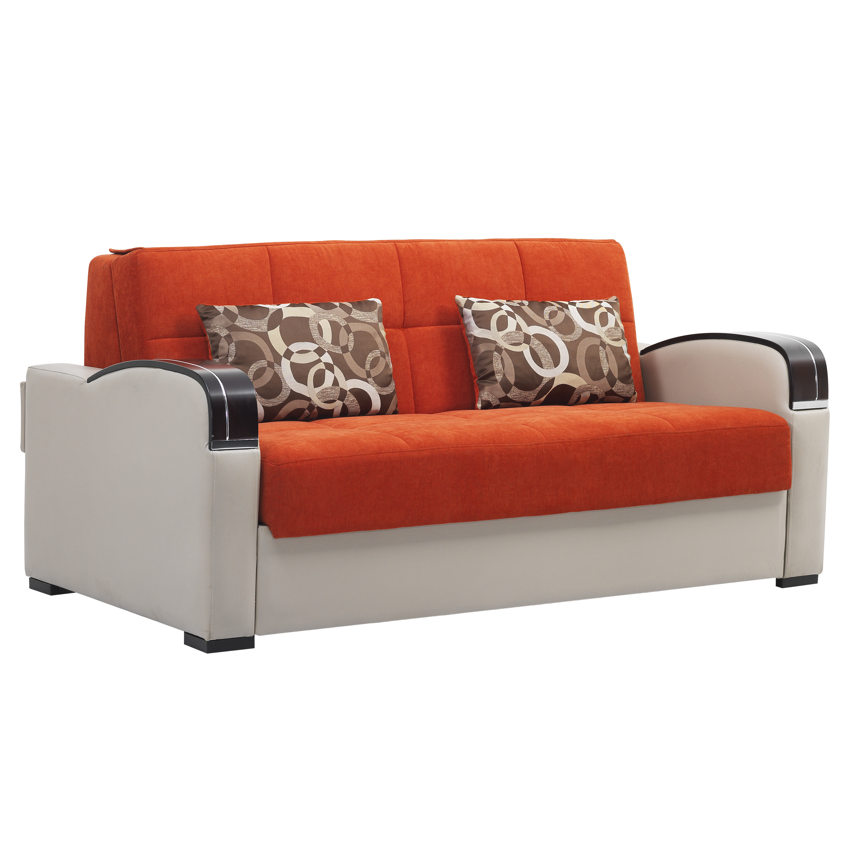 Hokku Designs Annalia Sleep Plus 67 in. Fabric 2-Seater 3-in-1 Sleeper ...