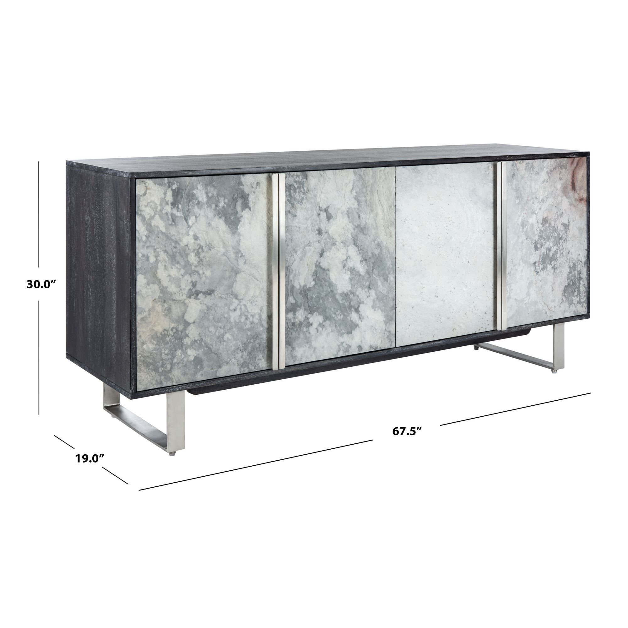 Wrought Studio™ Ulysse Slate Buffet Buffet Table & Reviews | Wayfair