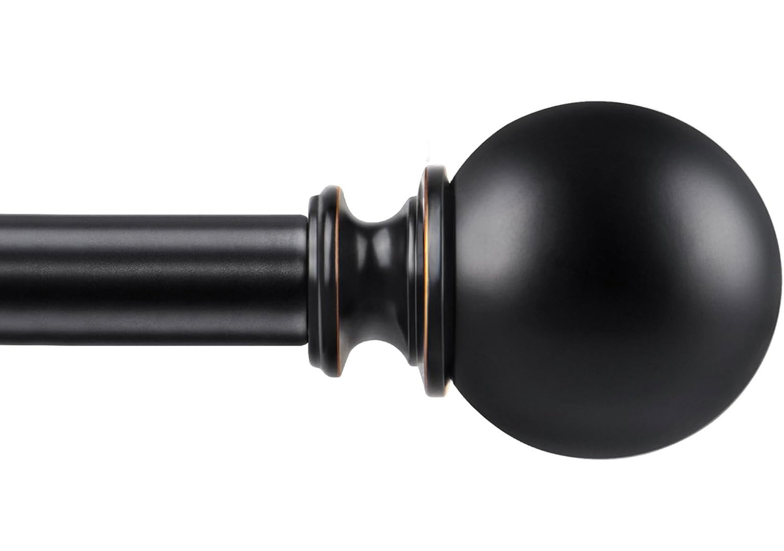 Hokku Designs Curtain Rods for Windows 72 to 144 Inches, Long Curtain ...