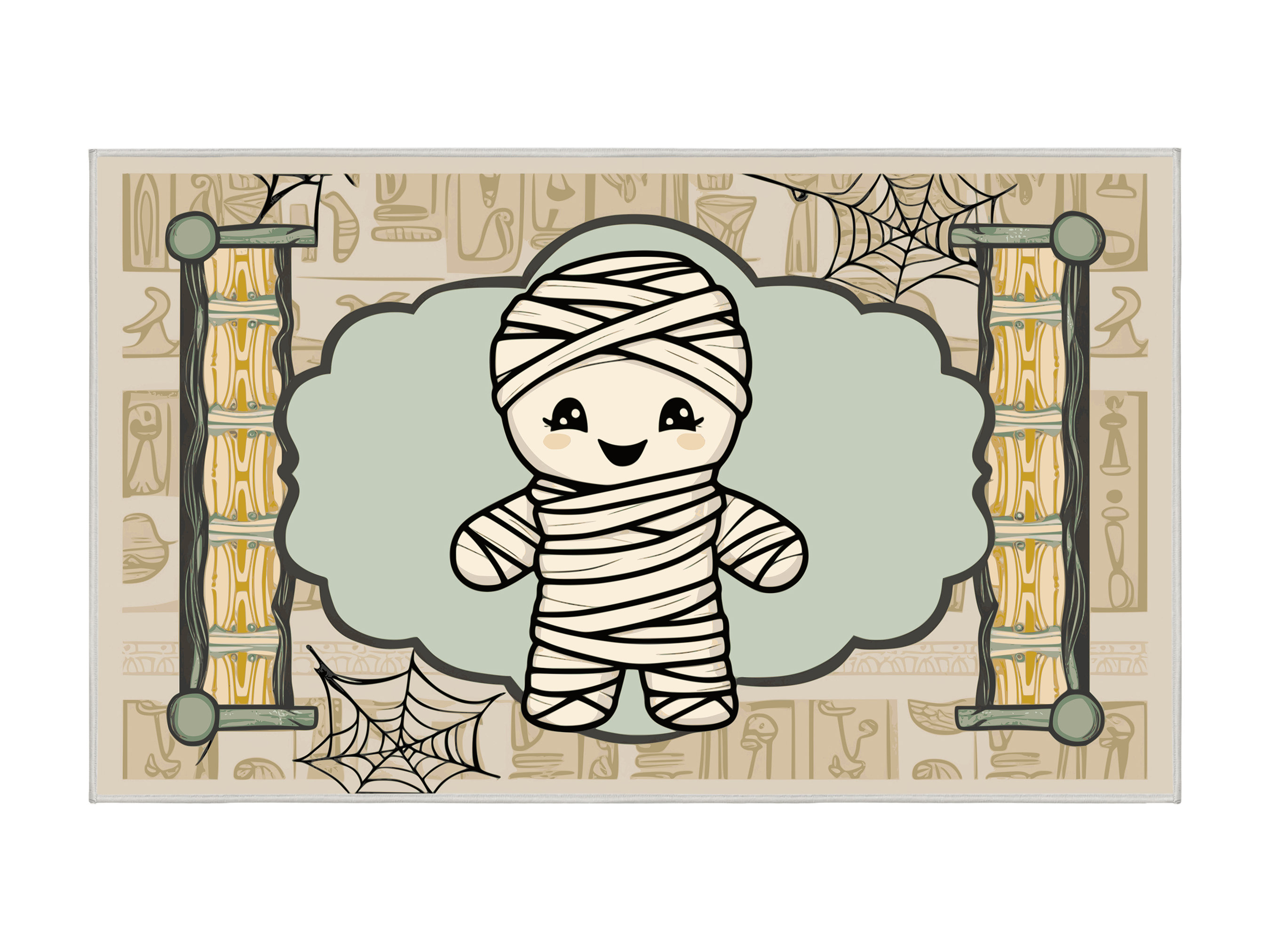 The Holiday Aisle® Halloween Fall Season Holiday Rug | Wayfair