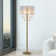 Rosdorf Park Lefferts 61'' Antique Satin Brass Traditional Floor Lamp ...
