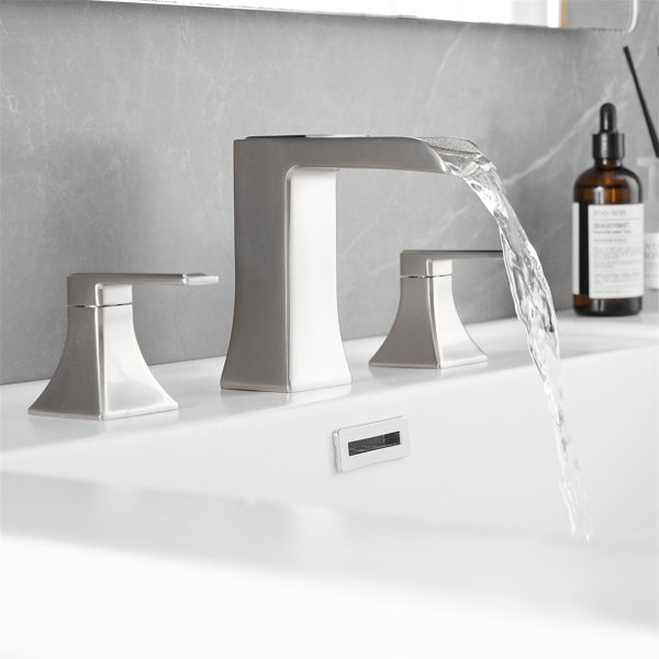 KIKO HOME Widespread 2-handle Bathroom Faucet with Drain Assembly | Wayfair
