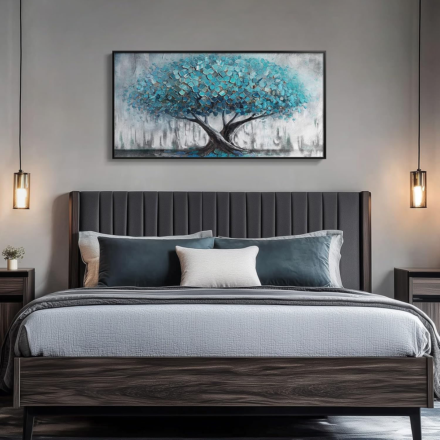 Winston Porter Framed Tree Of Life Wall Art, Modern Large Canvas ...