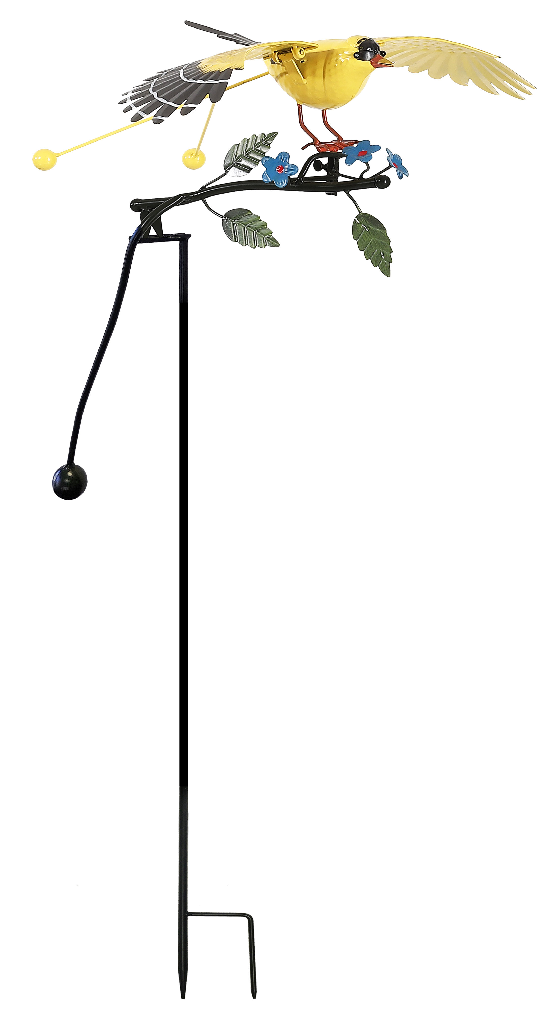 Arlmont & Co. Ralanda Metal Birds Garden Stake | Wayfair
